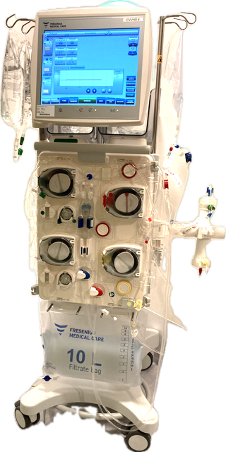 Afbeelding van een CVVHD apparaat